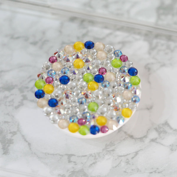 Crystal Iced : PopSocket With Multi Swarovski Crystals (Design #137)
